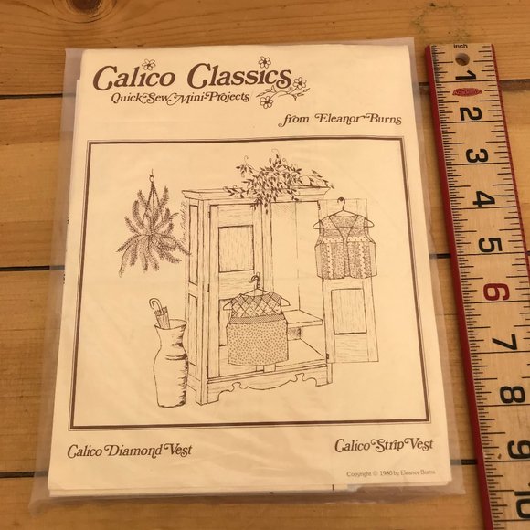 Calico Classics | Office | Calico Classics Sewing Pattern Diamond Strip ...